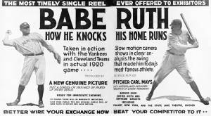 Babe Ruth At Bat and In Movies | 50+ World - 50+ World